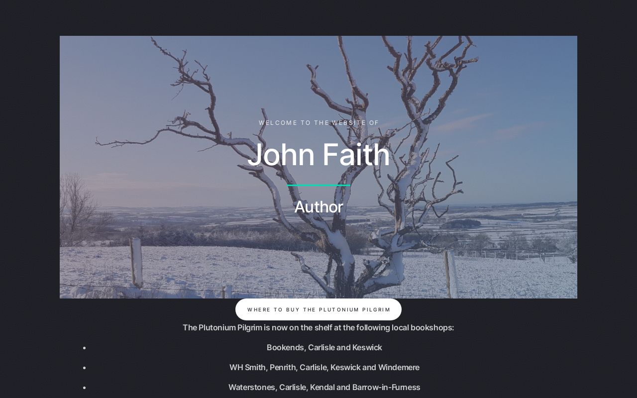 John Faith, Author